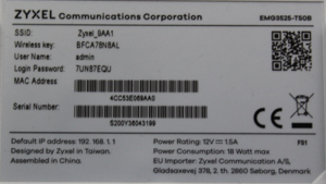 Zyxel EMG3525 Setup – Webafrica Knowledgebase