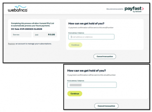 Vuma Reach PayFast Card Payment Update – Webafrica Knowledgebase